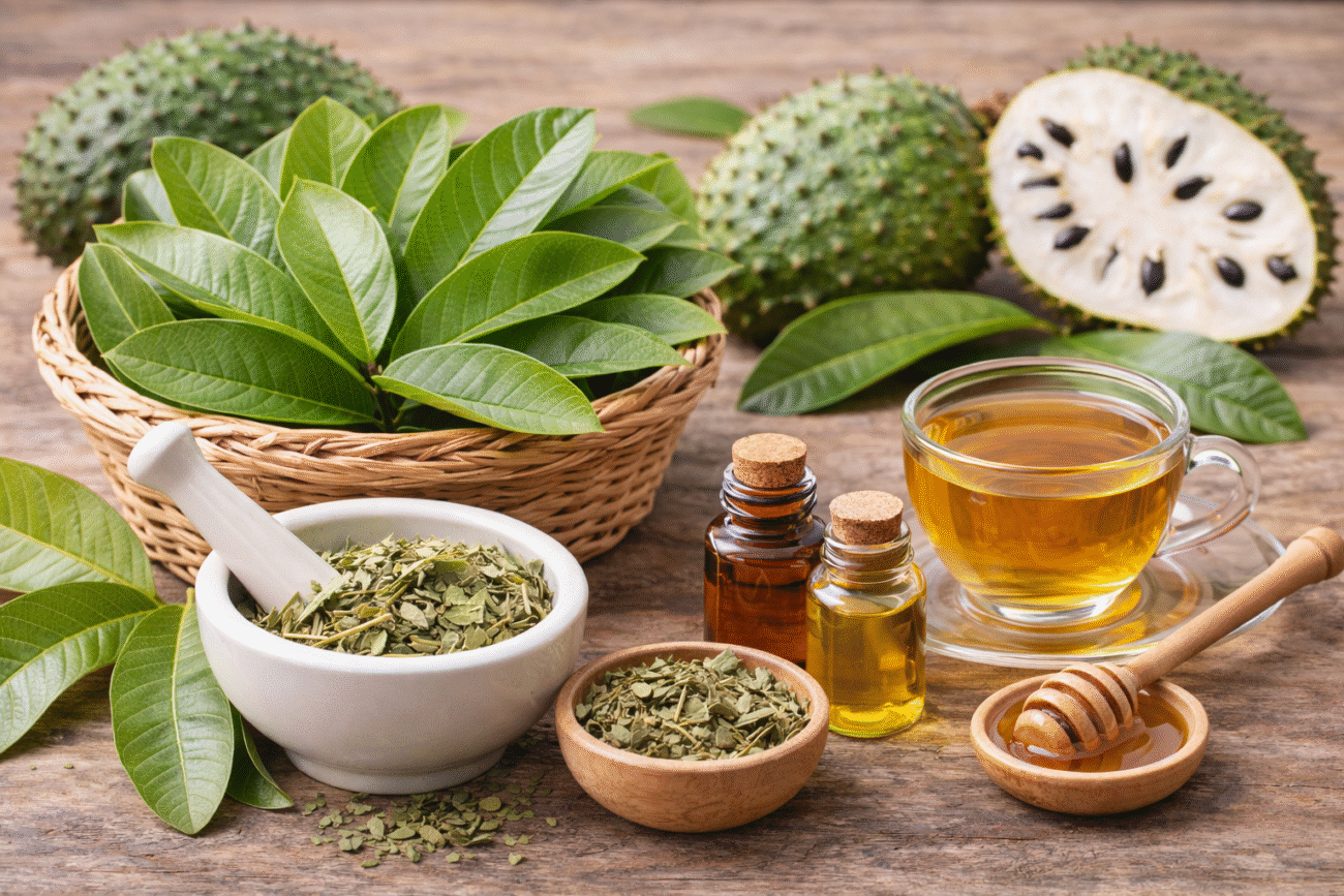 Té de Hojas de Mango, Guayaba y Guanábana - NaturVida